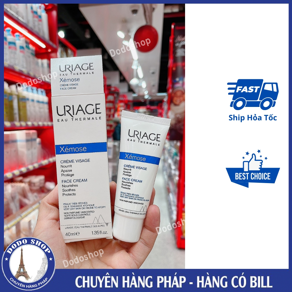 Uriage seeose face cream 40ml for dry skin, atopic skin, eczema ...