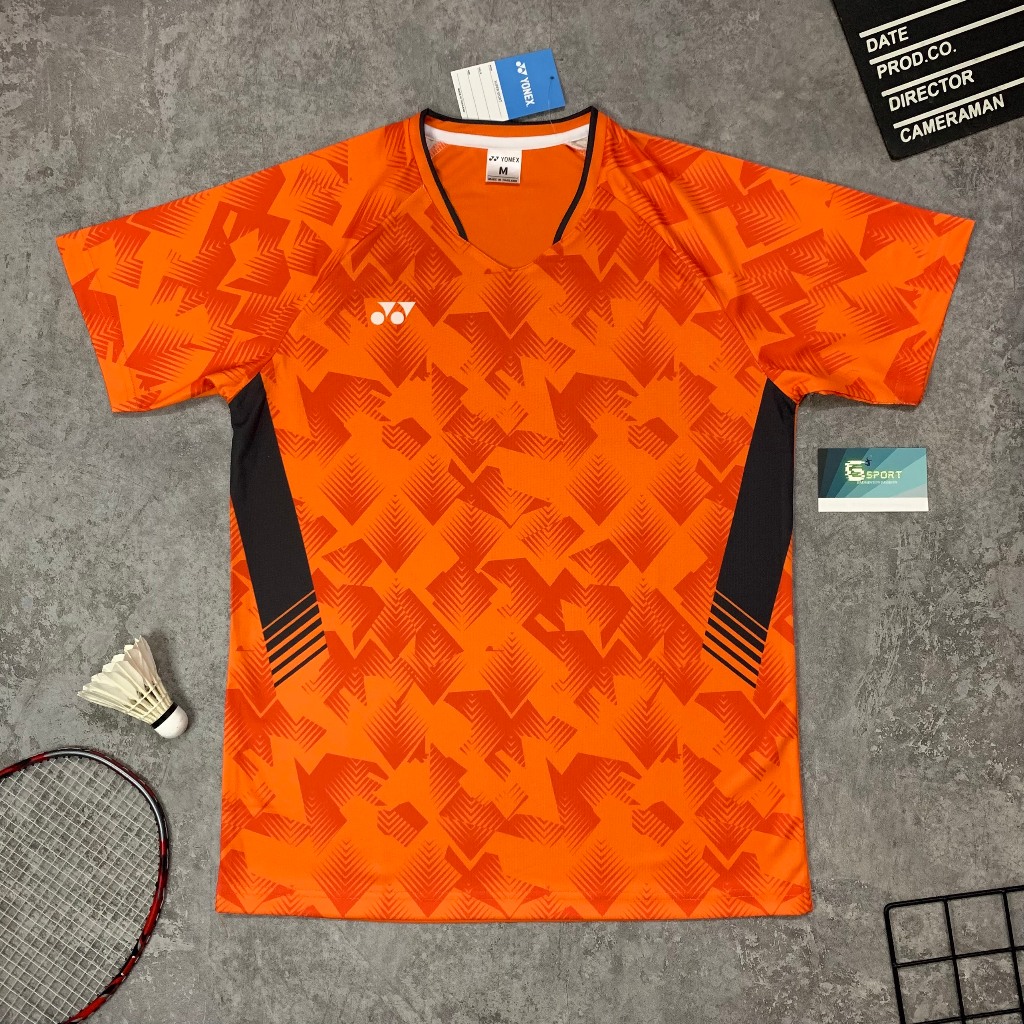 YONEX ORANGE JAPANESE BADMINTON JERSEY, Genuine Fabric Newly Launched ...