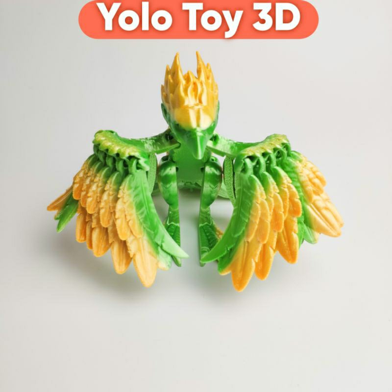 3d printed Phoenix bird model with flexible joints | Shopee Philippines