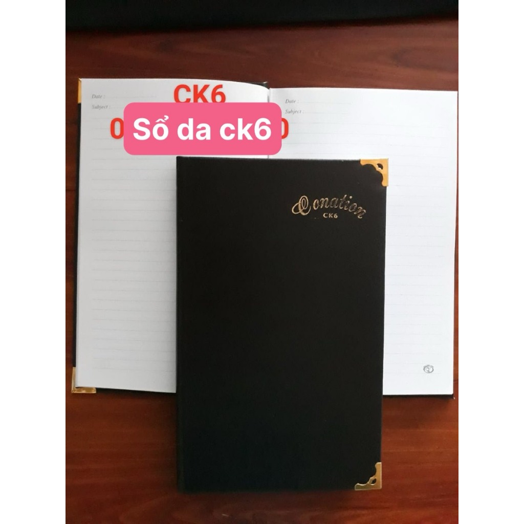 Thick CK6 leather notebook, thick ck6 notebook, notebook, office ...