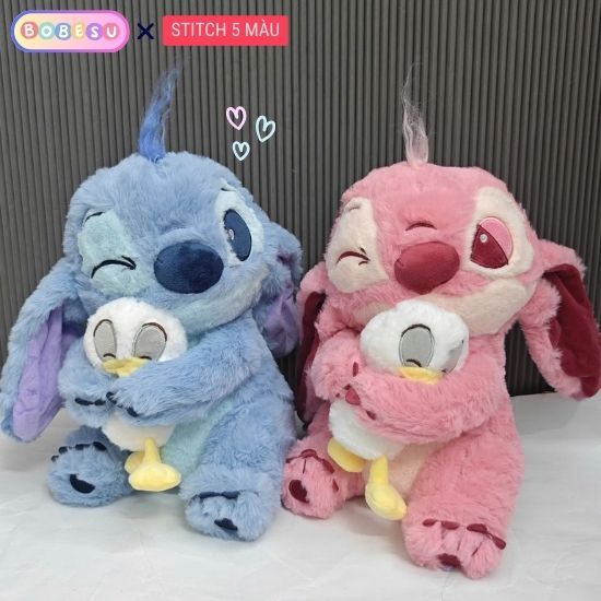 [ Many COLORS ] Stitch Bear Hugging Duck Stitch Teddy Bear Hugging Cute ...