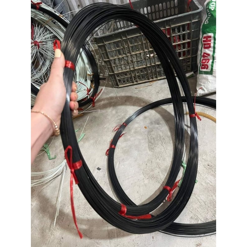 10m black fiber optic cable slats to make kites and bird cages - Anh ...