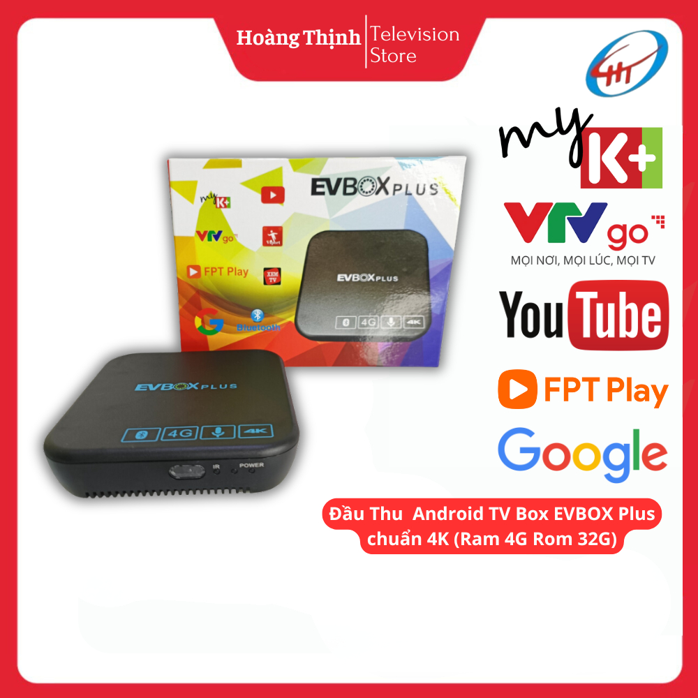 Standard EVBOX Plus Android TV Box Digital TV Receiver (Ram 4G Rom 32G ...