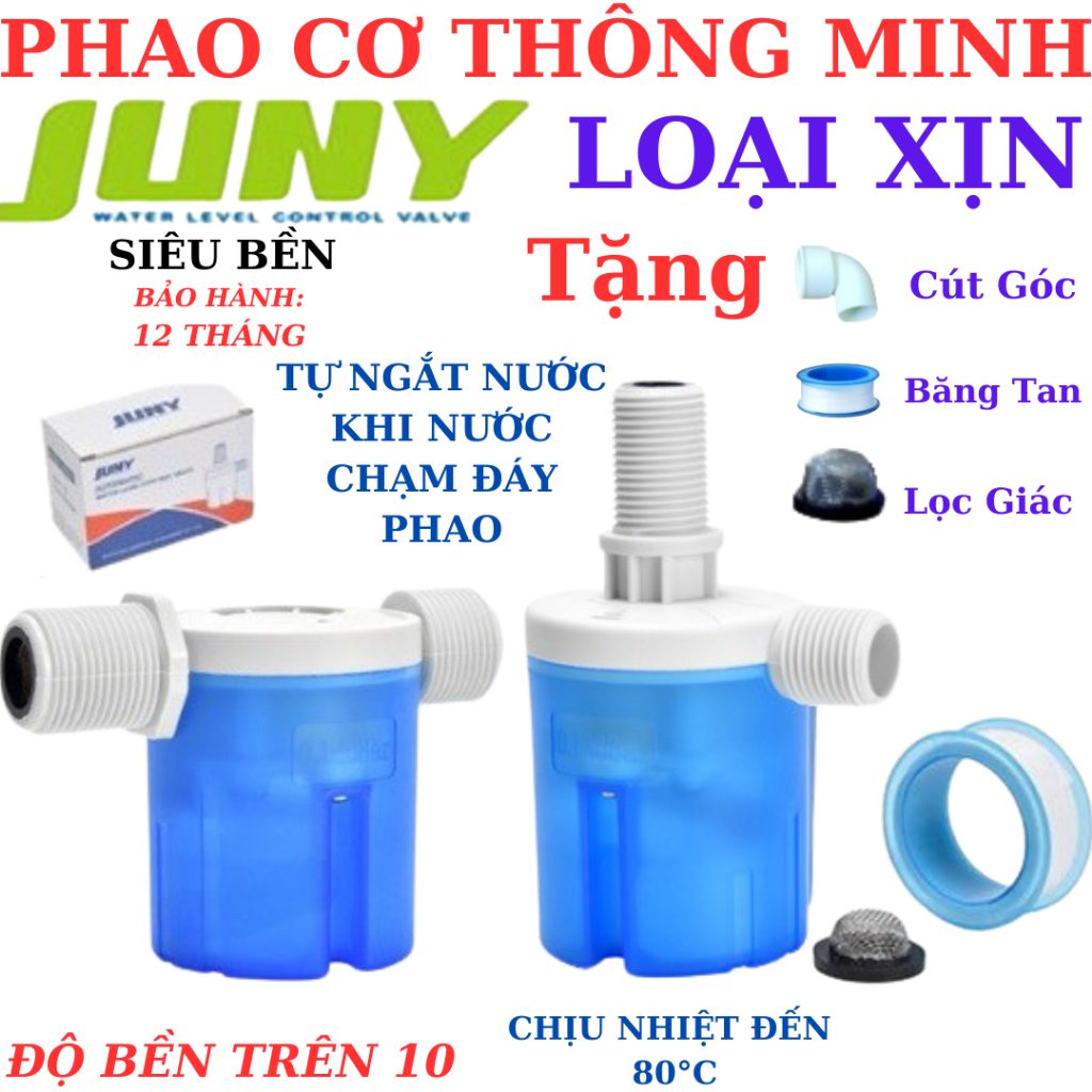 Zuny Compact Anti-Spill Smart Mechanical Float for Water Tanks, Water ...