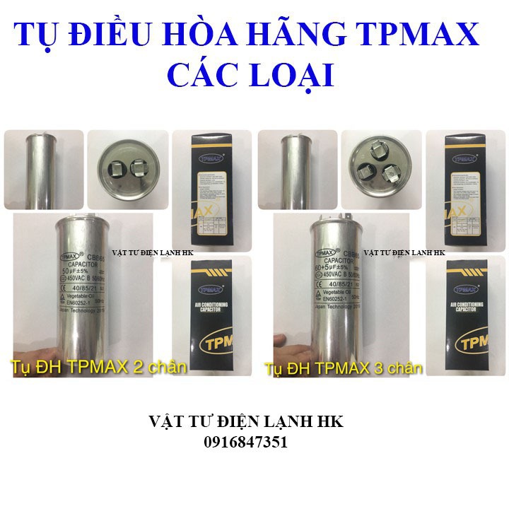 2-pin - 3-Pin Air Conditioning Capacitor (25μF to 60μF) Japanese brand ...