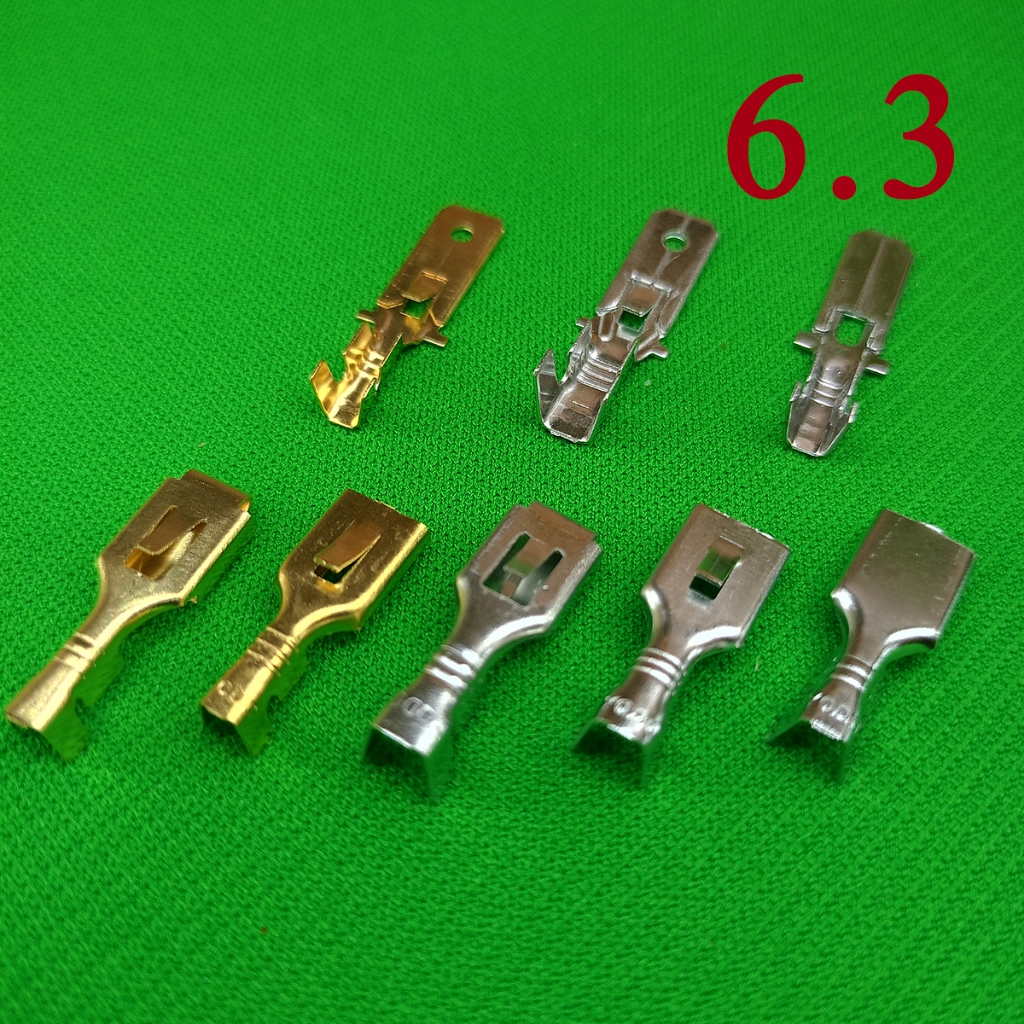 Types of cos 6.3 installed for connector jacks and switch pins | Shopee ...