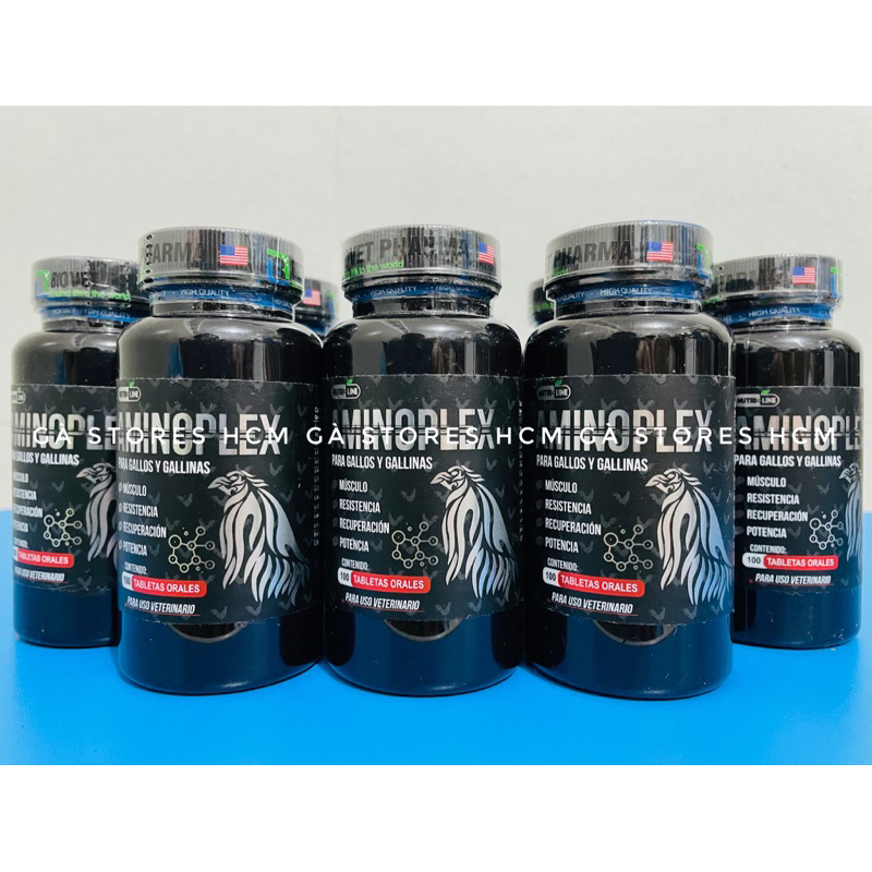 AMINOPLEX BIOVET PHARMA - JAR OF 100 PILLS - ORIGINAL SEAL USA | Shopee ...