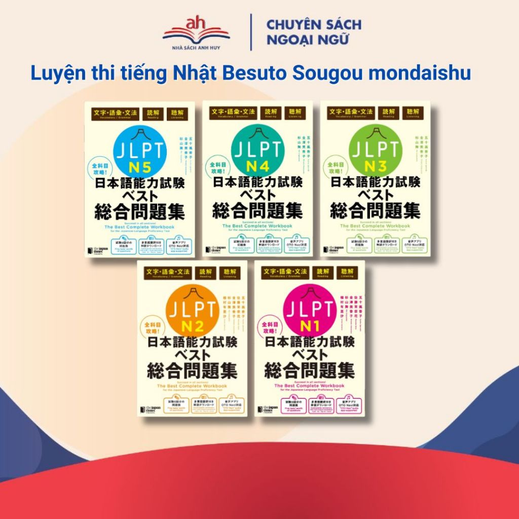 Japanese book - Besuto Sougou mondaishu Japanese exam preparation (N1 ...