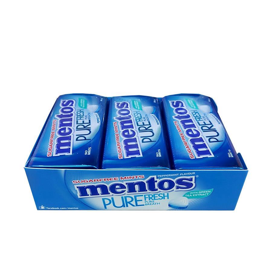 Mentos Sugar-Free Lozenges Mint Flavor (Tin Box/35g) | Shopee Philippines