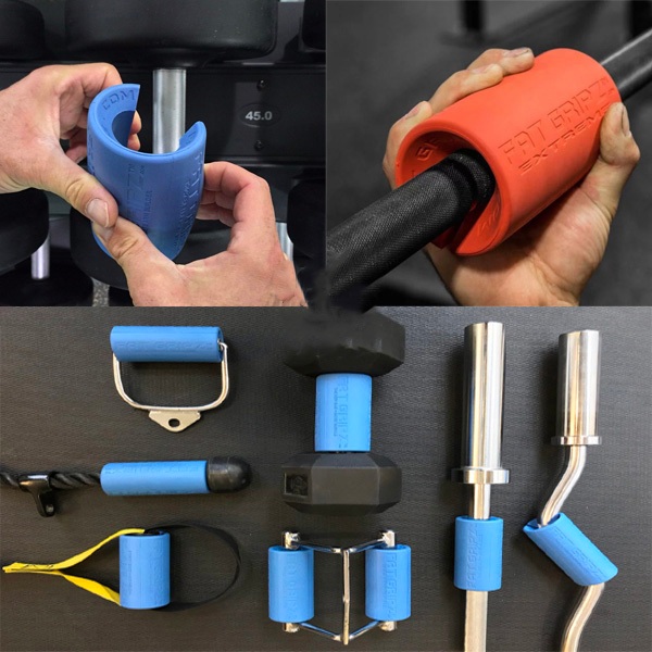 Fat Gripz Gym Weightlifting Rubber Grips (1 Pair) | Shopee Philippines