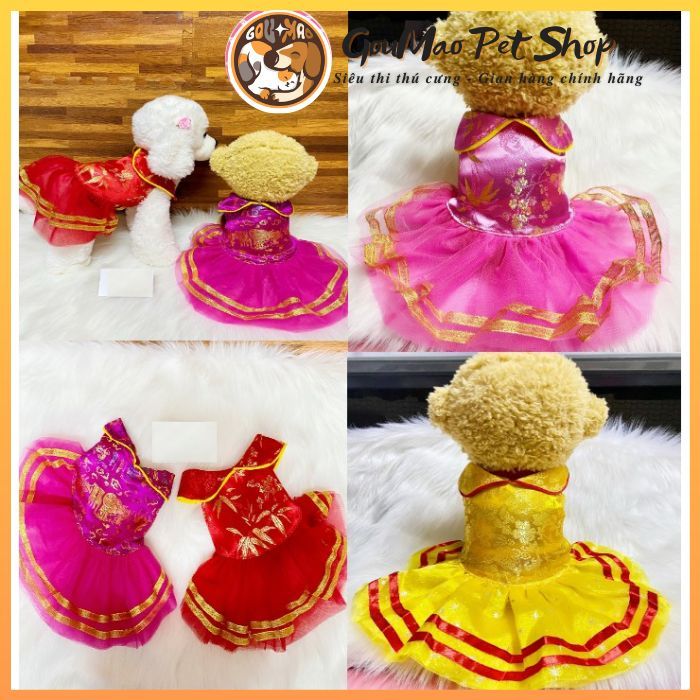CNY Clothes for dogs and cats, SPRING CLOTHES, Ao Dai, FOR DOGS AND ...