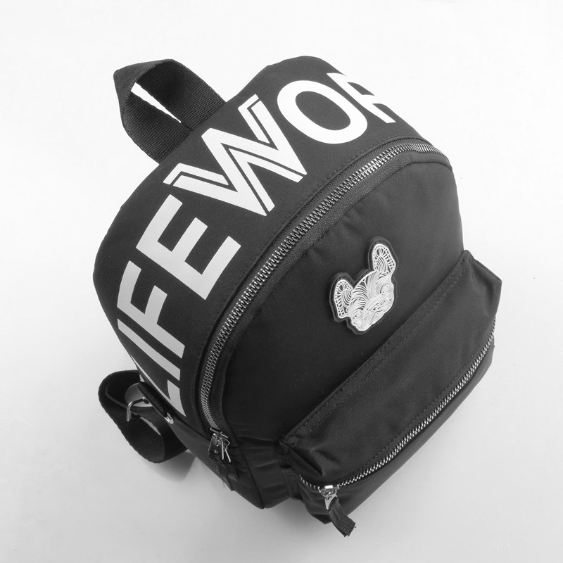 New model 2024 mini backpack with genuine rubber logo, slippery metal ...