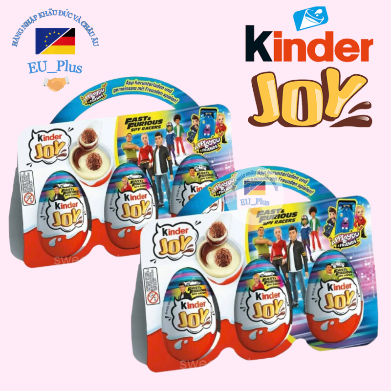 Carry 3 Kinder Joy FAST Chocolate Eggs & FURIOUS SPY RACERS - Limited ...