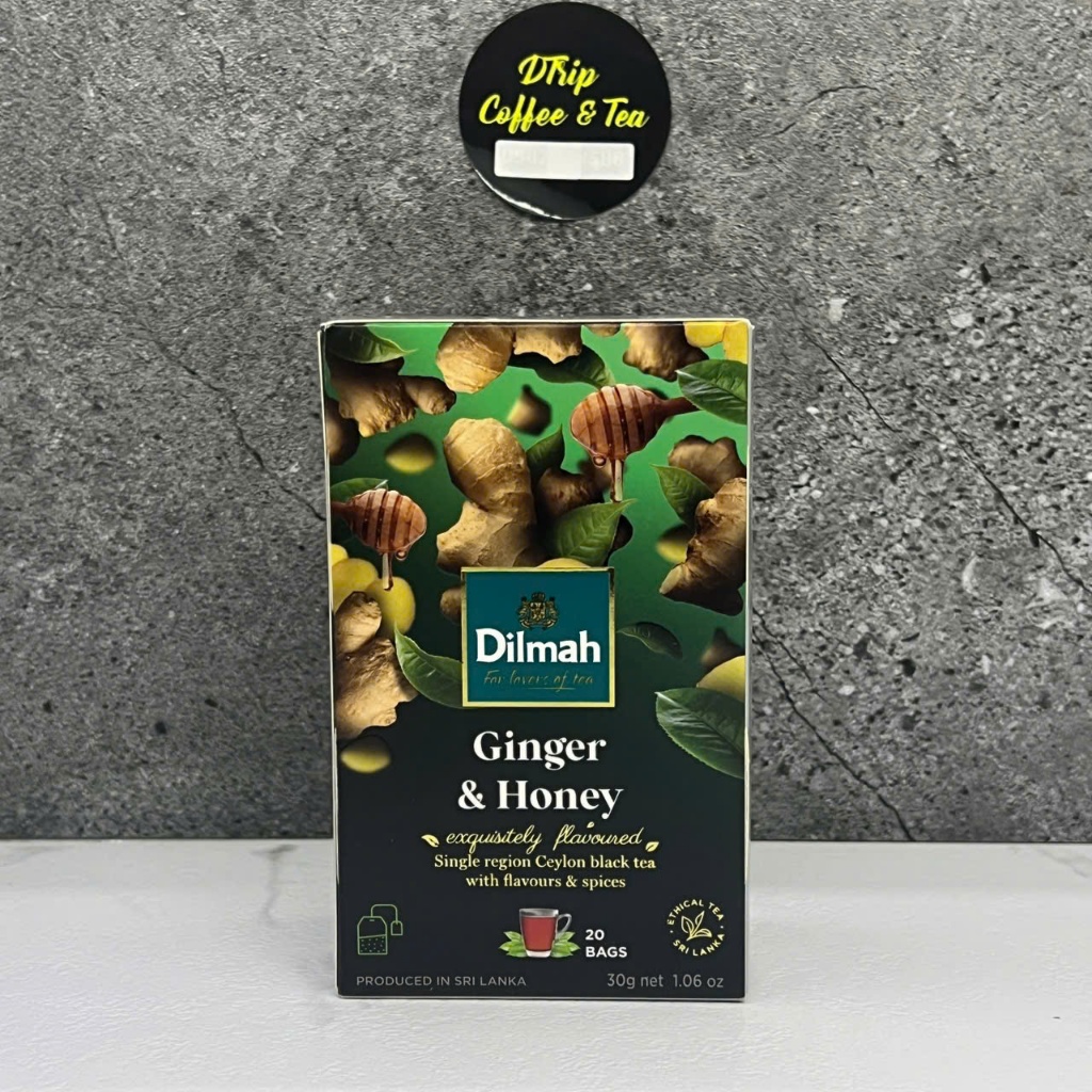 Dilmah tea bag with Ginger and Honey flavor, Ginger Honey paper box ...