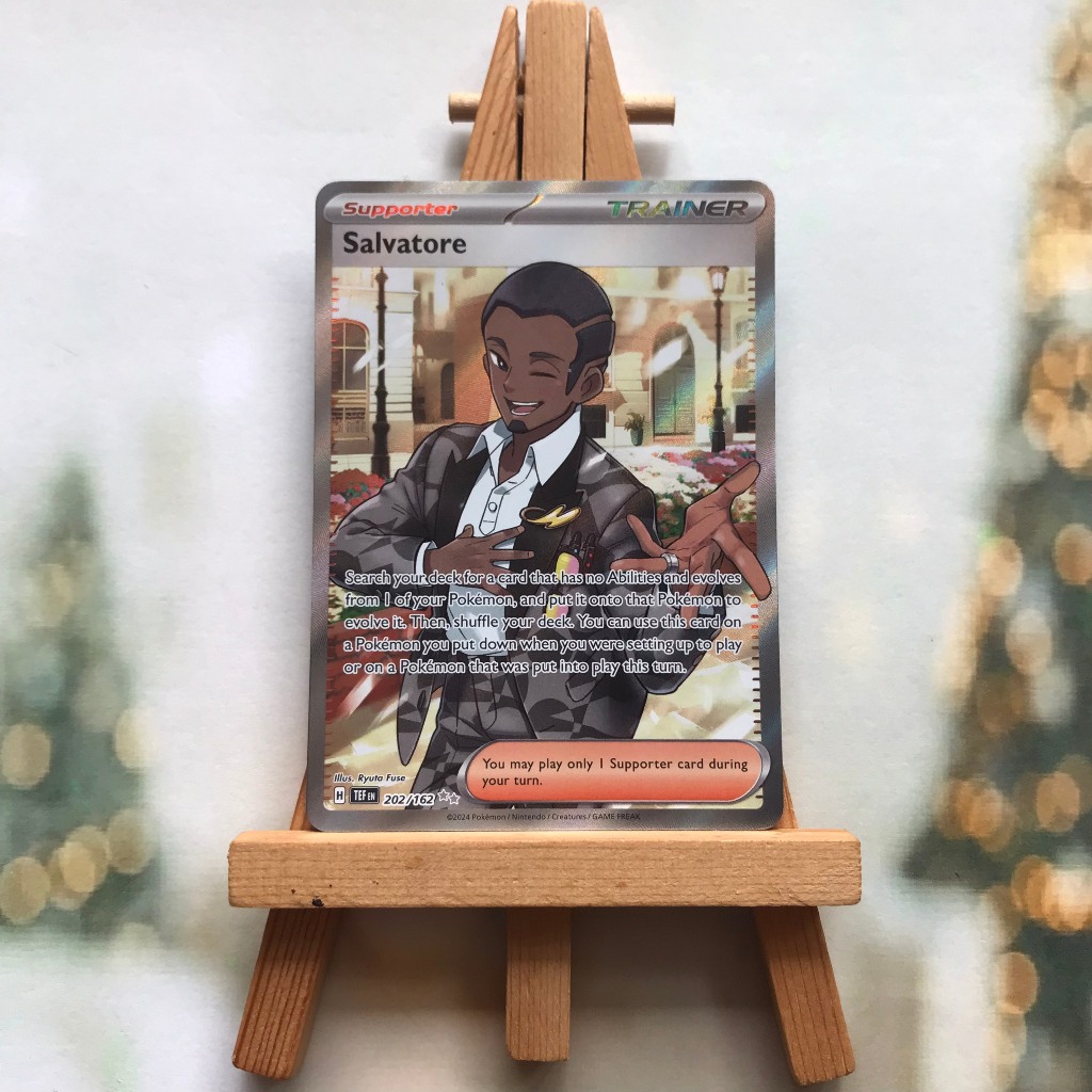 Pokemon Salvatore 202/162 Picture Card - Scarlet & Violet: Temporal ...