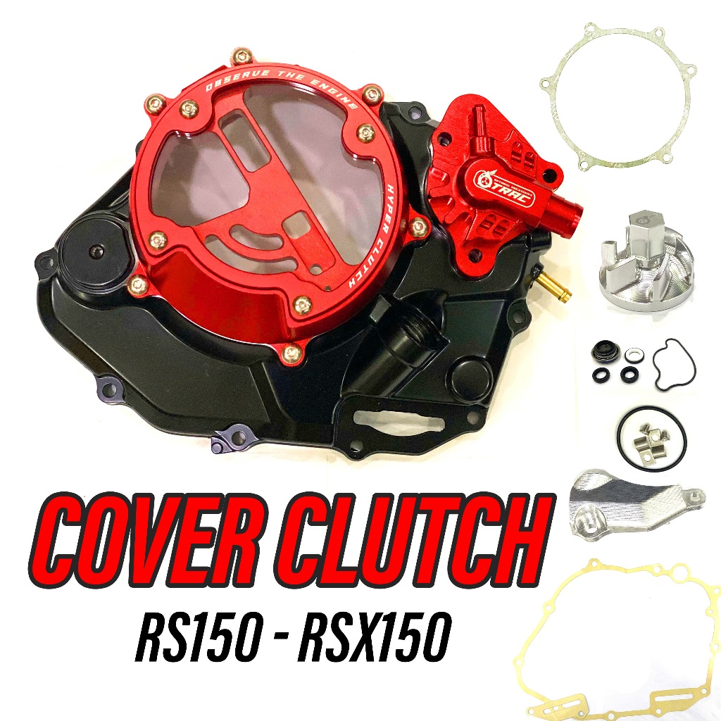 Right Engine Cover / Transparent Clutch Cover PnP WINNER SONIC150 RS150 ...