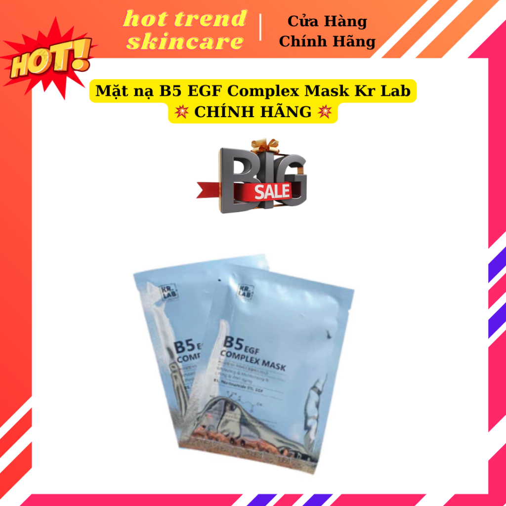 B5 EGF Complex Mask Kr Lab GENUINE Korean skin whitening and recovery ...