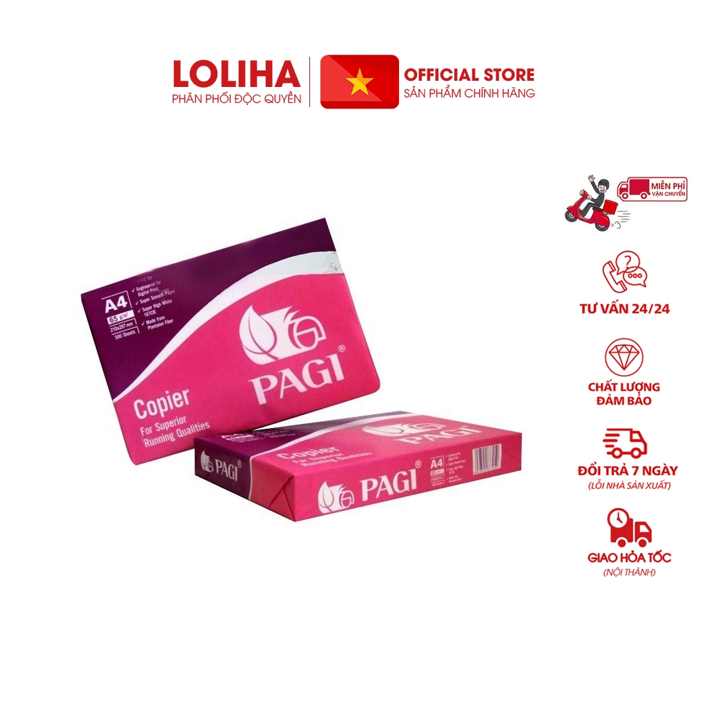 Voucher Box of 500 sheets of A4 Pagi printing paper (A4 TYPE) | Shopee ...