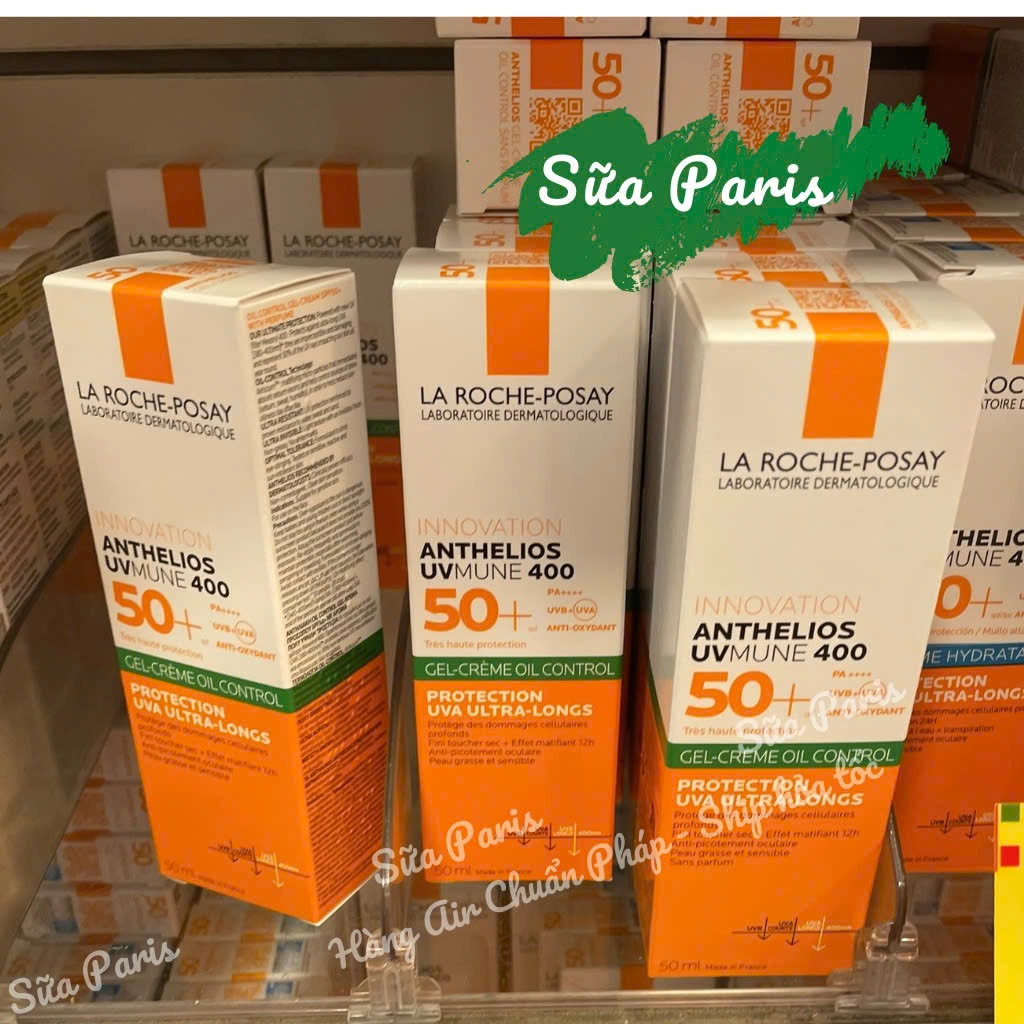 Sunscreen to control shine and protect skin SPF 50+ Anthelios Dry Touch ...