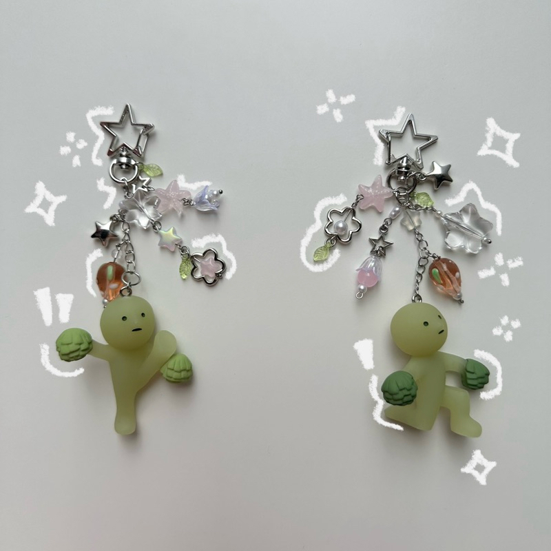 (Genuine Product) Smiski Keychain | Smiski Character Model | Shopee ...