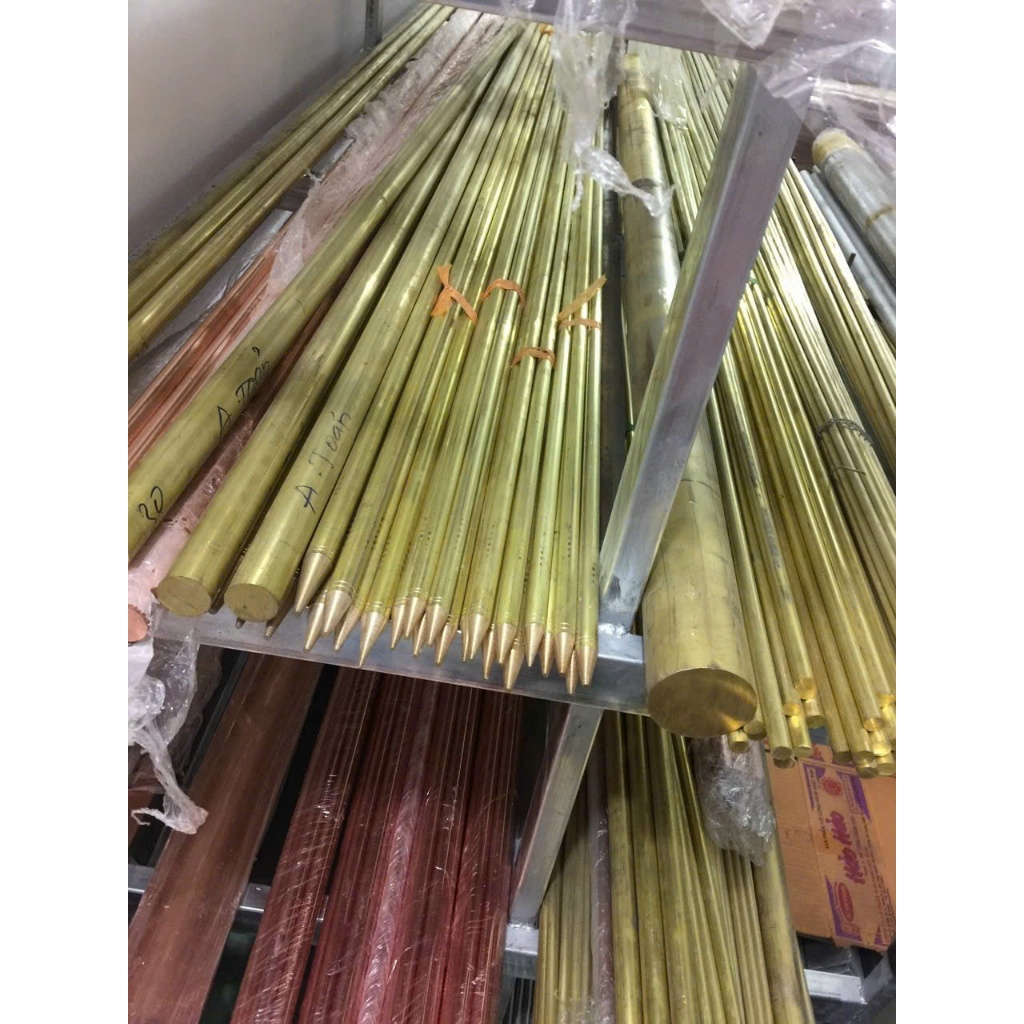 Phi 16 gold copper lightning rod, 1m long | Shopee Philippines