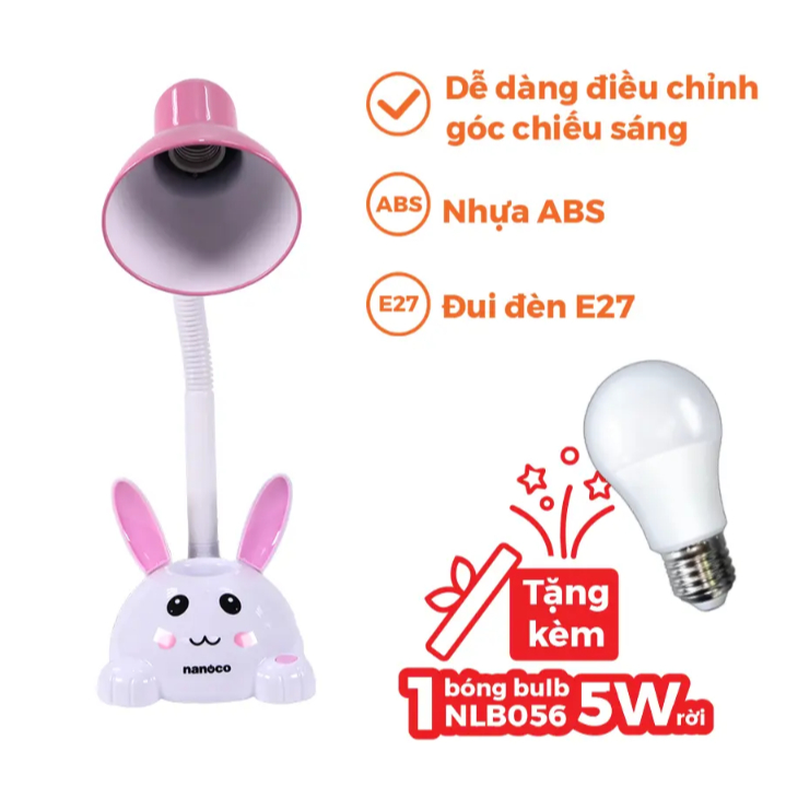 Nanoco NDKC01 LED table lamp (Free bulb included) | Shopee Philippines