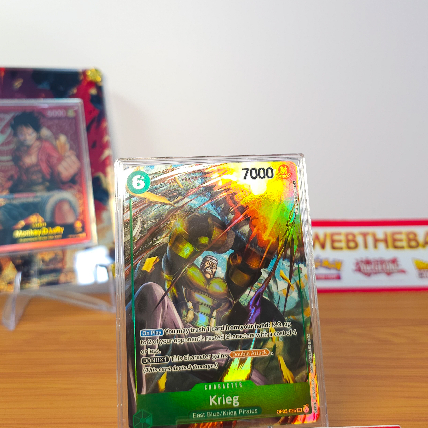 Genuine One Piece TCG Krieg Alternate Art SR OP03-025 - Pillars of Strength | Shopee Philippines