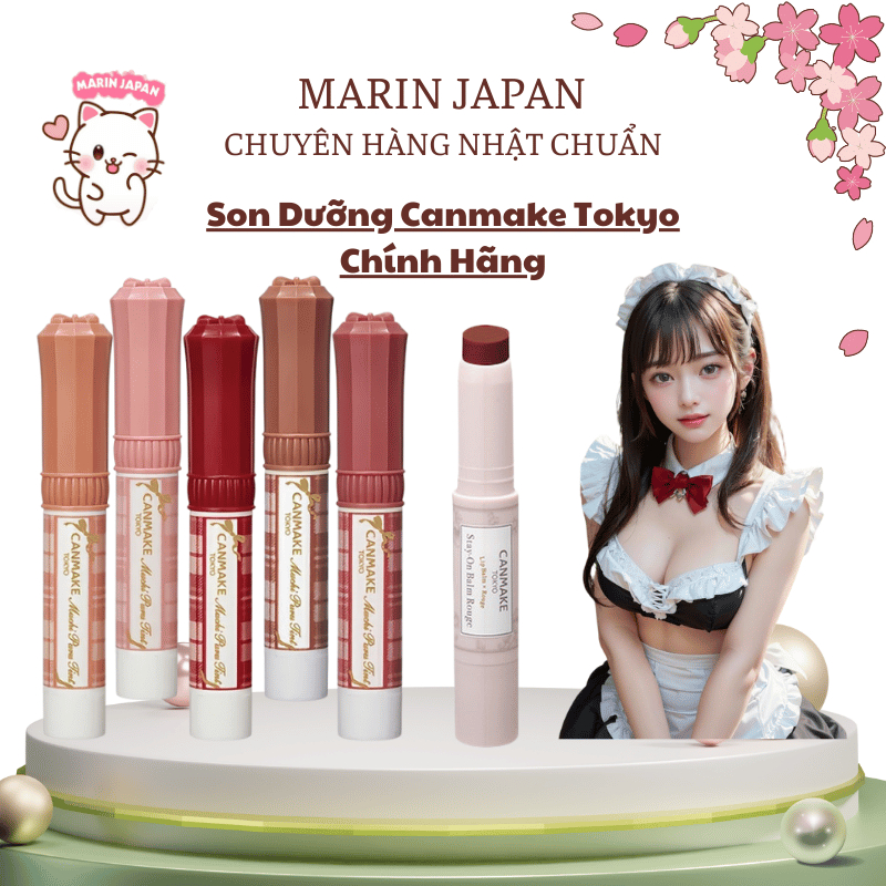 (Japanese Standard, full bill) Canmake Tokyo Nhat Ban colored lip balm | Shopee Philippines