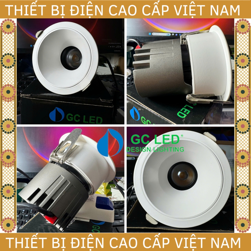 [GC] Spotlight 10W/D75mm anti-glare ceiling light, GC LED ARES code GC ...