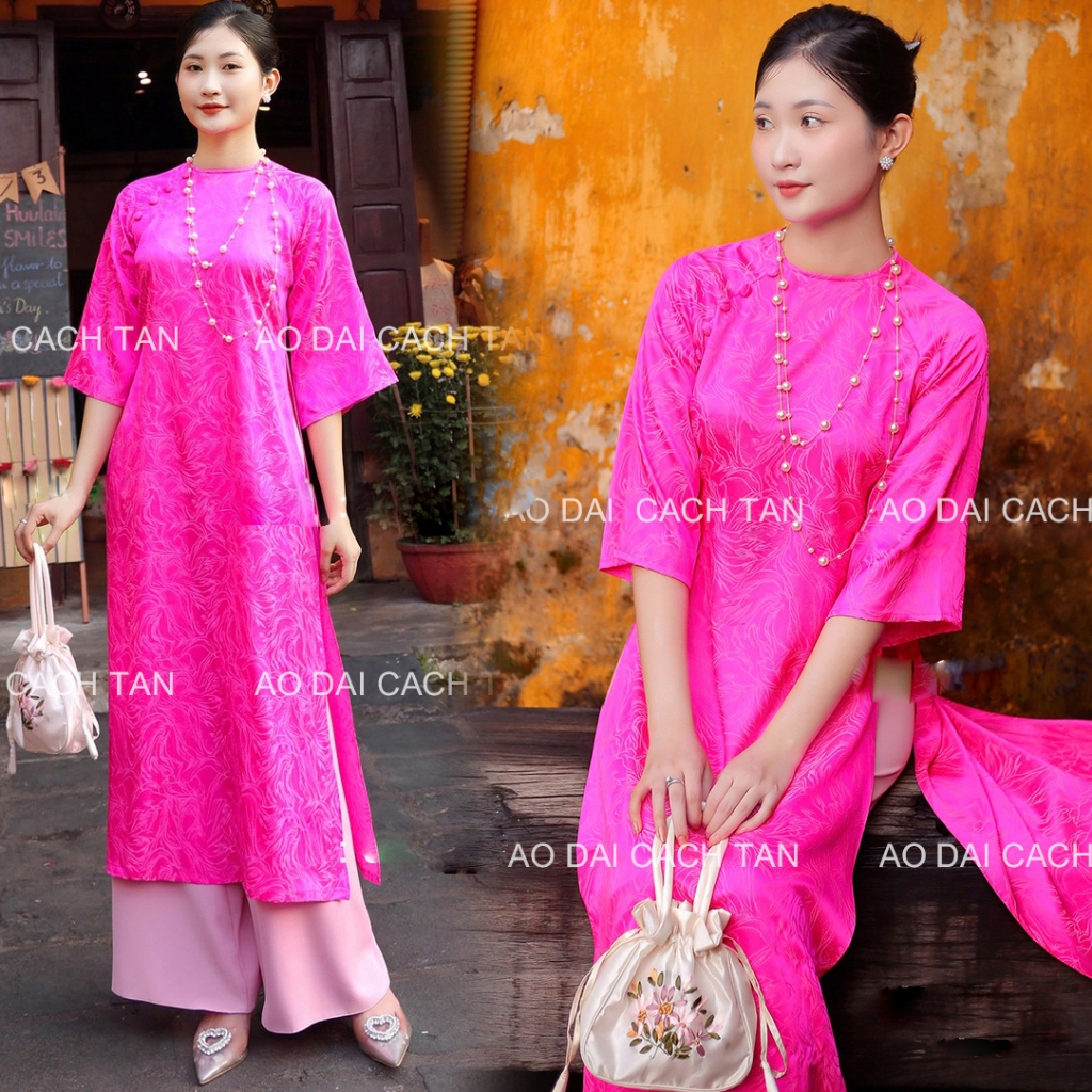 Modern ao dai made of high quality brocade, ao dai for weddings and ...