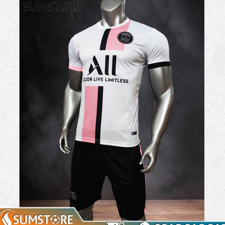 PSG Club Football Tracksuit Pink and White - 2021 Football Kit | Shopee ...