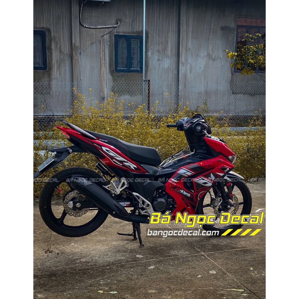 GTR STICKER FOR WINNER X V3 HRC RED, BLACK RED | Shopee Philippines