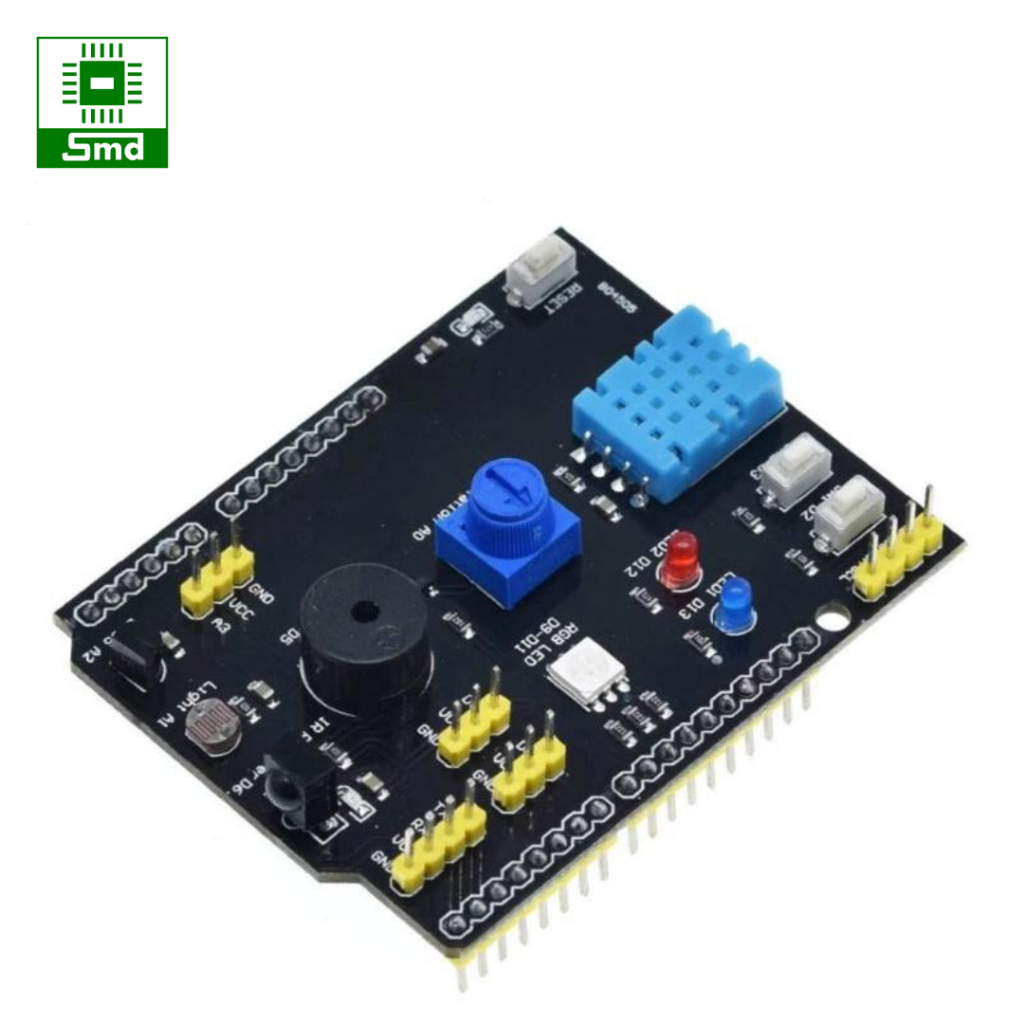 DHT11 LM35 Temperature Humidity Sensor Module With buzzer, Led Arduino ...