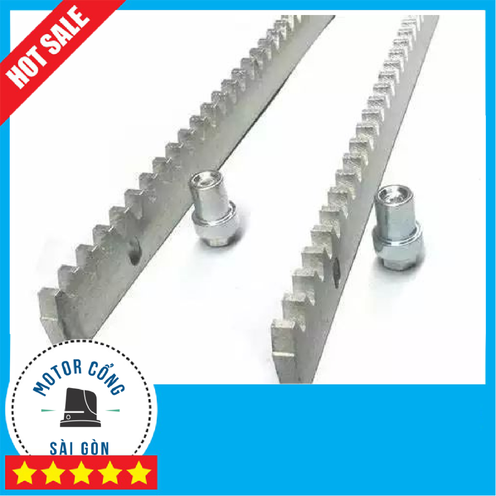 Steel rails - Automatic sliding gate serrated rails sold by the meter ...