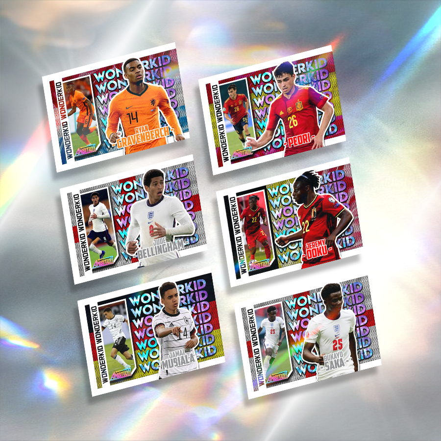 2021 WONDERKID | Football player card | Saka Kuluusevski Musiala Doku ...