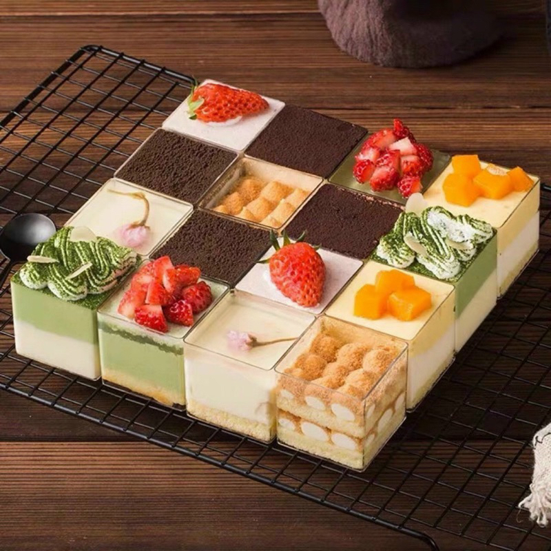 100 Mousse Cups for Cold Cakes, Tiramisu, Event Mica Cups 70ml | Shopee ...