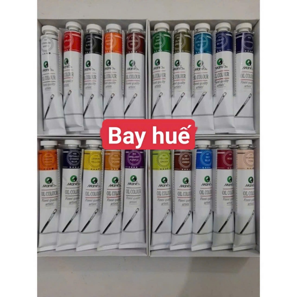 Maries oil paint 50ml in tube Full color palette Contains a total of 35 ...