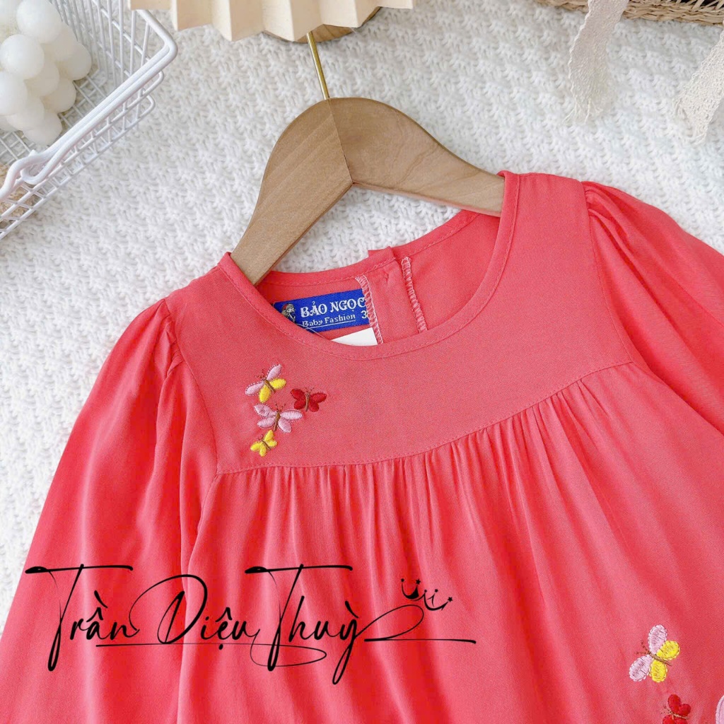 Long sleeve set for girls, Tole/Linen fabric from Viet Thang company ...
