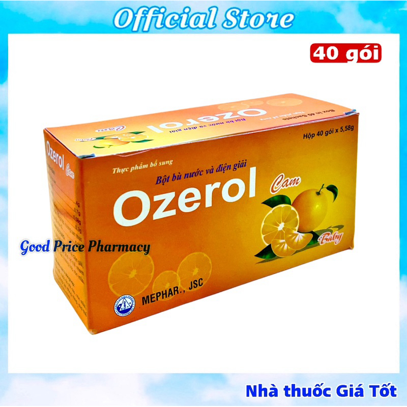 ORIGINAL BOX OF ORESOL ORANGE FLAVOR 40 PACKAGES - Water and ...