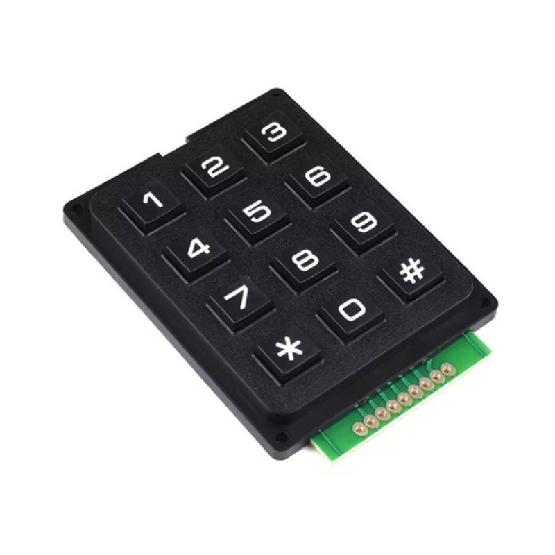 3x4 Hard Plastic Matrix Keypad | Shopee Philippines