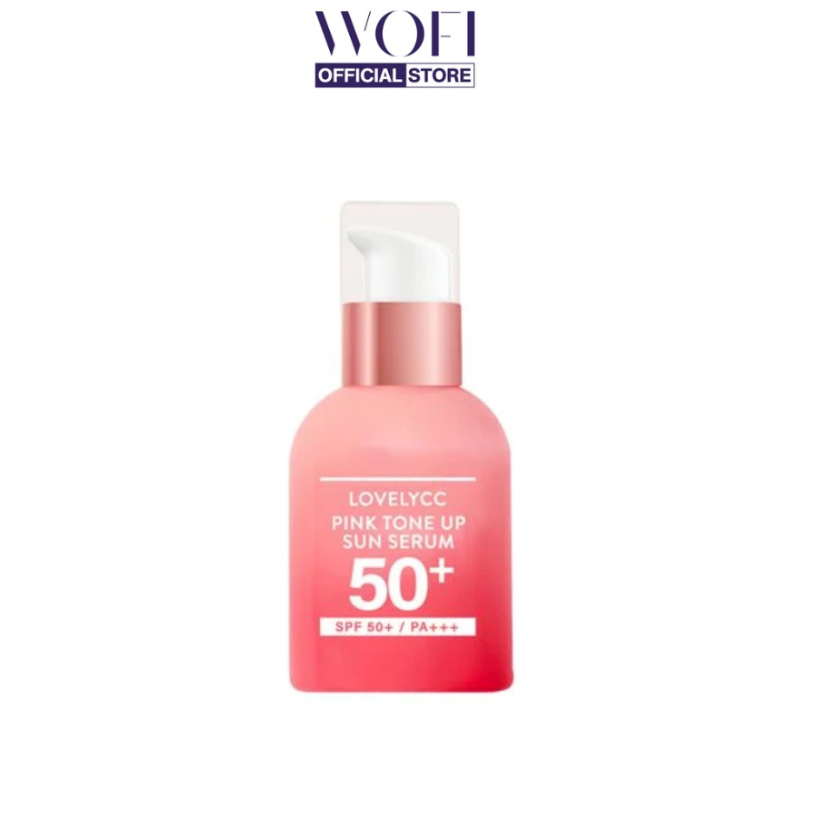 Lovelycc Pink Tone Up Sunscreen Serum SPF 50+++ Consulter | Shopee ...