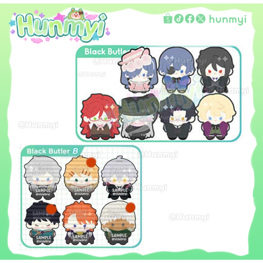 [Black Butler] GACHA/Random mini Standee 3cm Kuroshitsuji/Black Butler ...