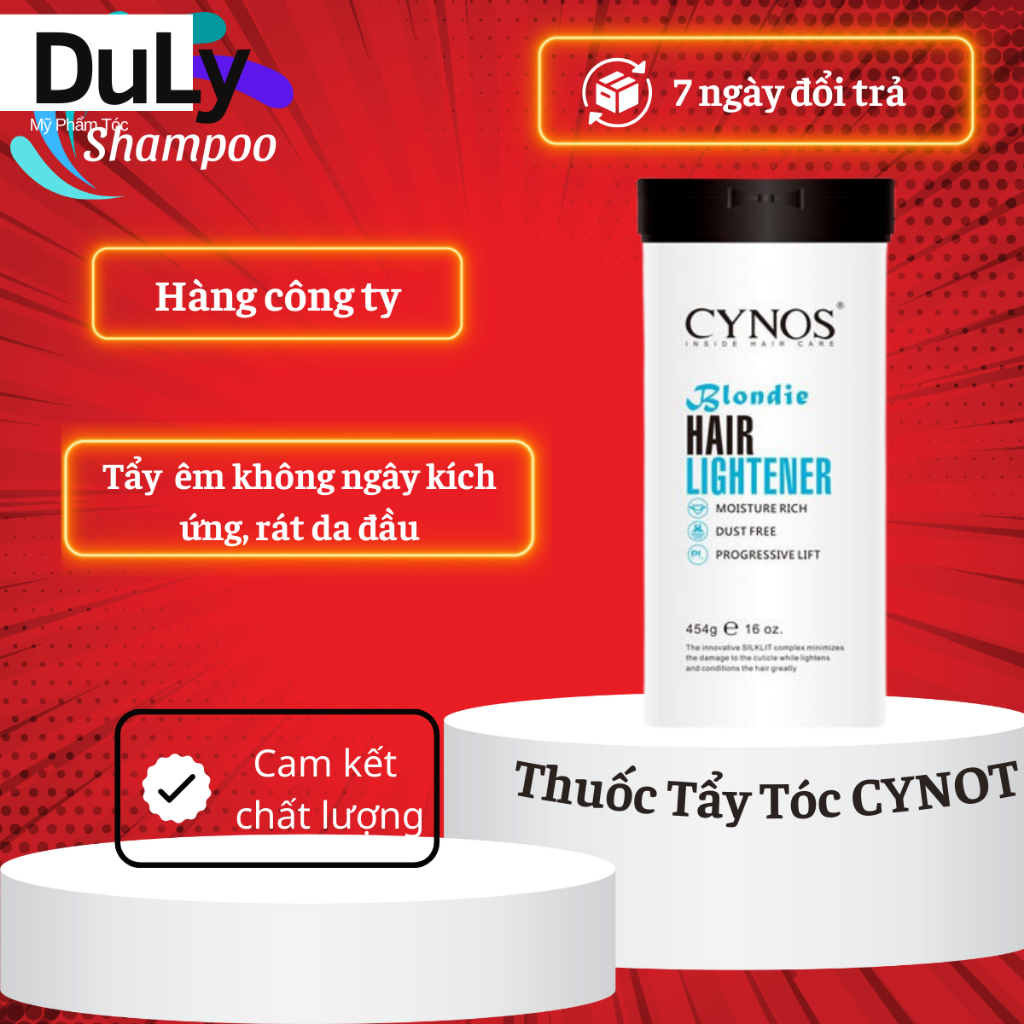 Cynos promax hair bleaching powder is extremely smooth and extremely standard, 454g jar, 500g ...