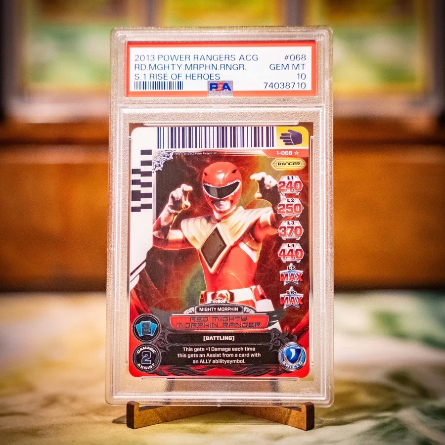 Psa 10 Gent Mint 2013 Power Rangers Action Card Game Series 1 Rise of ...