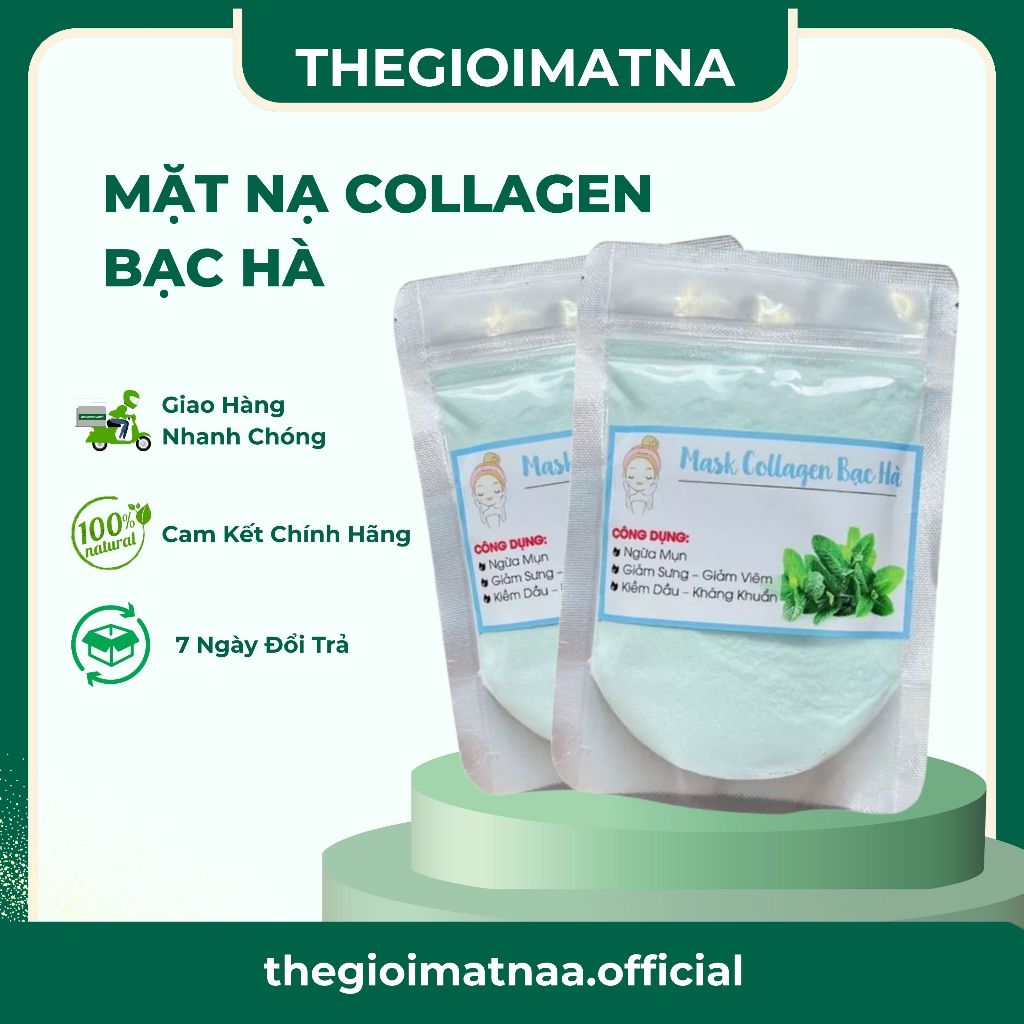 Premium Mint Collagen Mask Powder - Specialized Products for Spa Use ...