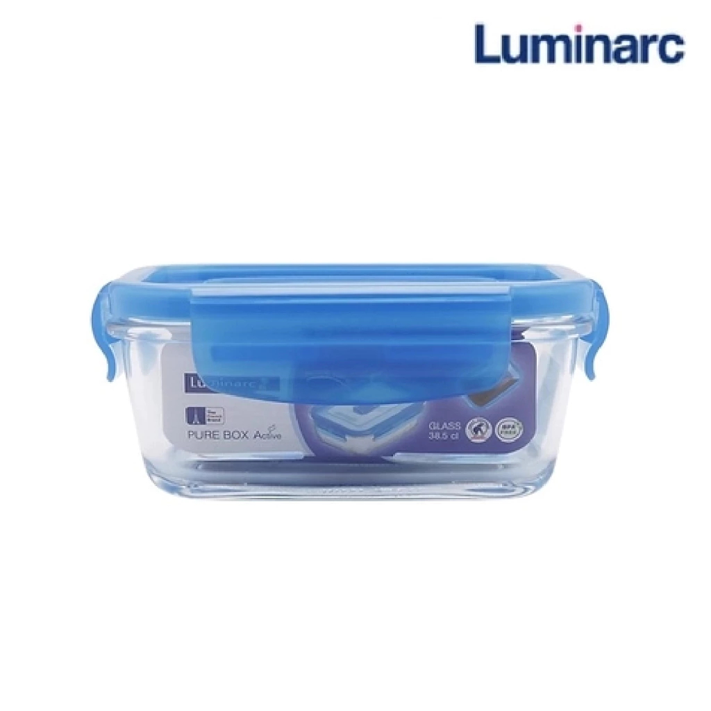 Luminarc Pure Active Rectangular Glass Box 385ml | Genuine France ...