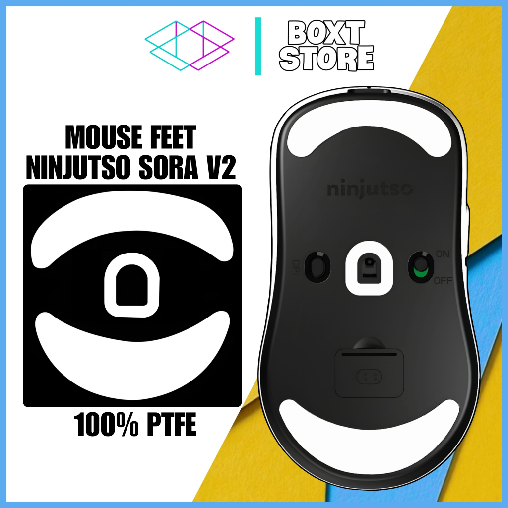 Mouse Feet PTFE WHITE ICE for Ninjutso Sora V2 Mouse - Feet Sora V2 ...