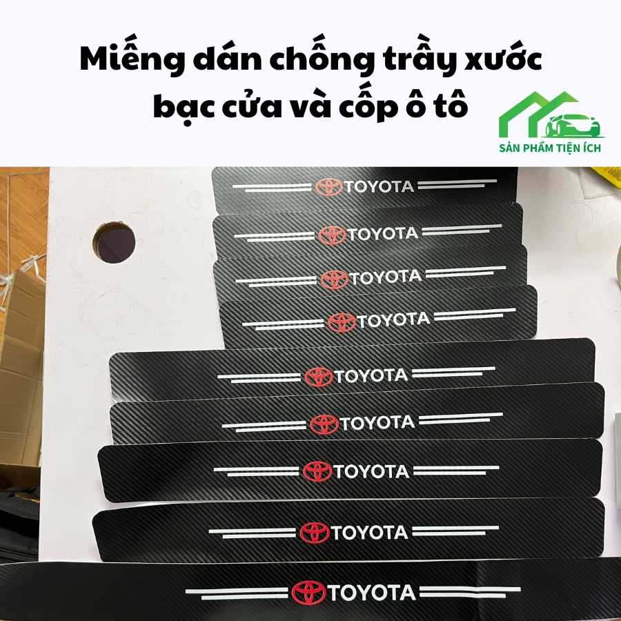 Toyota Logo BC2 Anti-Scratch Sticker, Protects Door Steps and Car Trunk ...