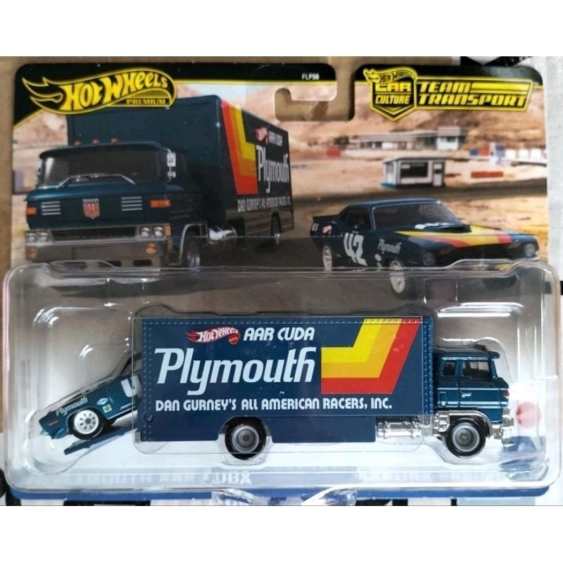 Hot wheels 2024 premium car culture Team transport Plymouth & Sprinter ...