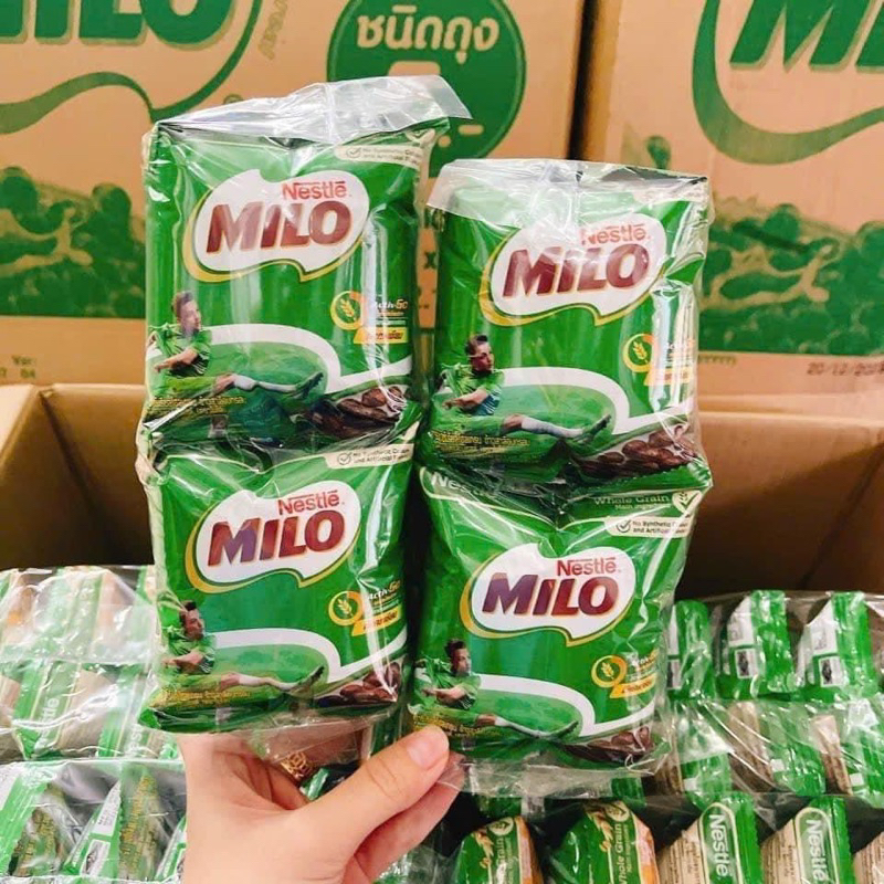 Milo Thai cereal chips, 12 packs, get 1 free long date pack | Shopee ...